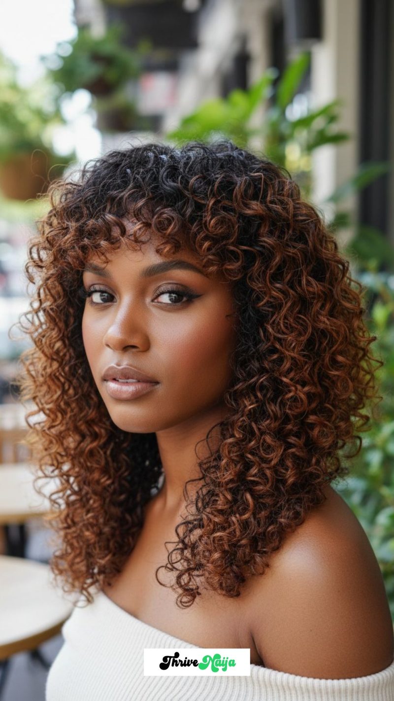 18 Trendy Curly Jellyfish Haircut Ideas for Women | ThriveNaija