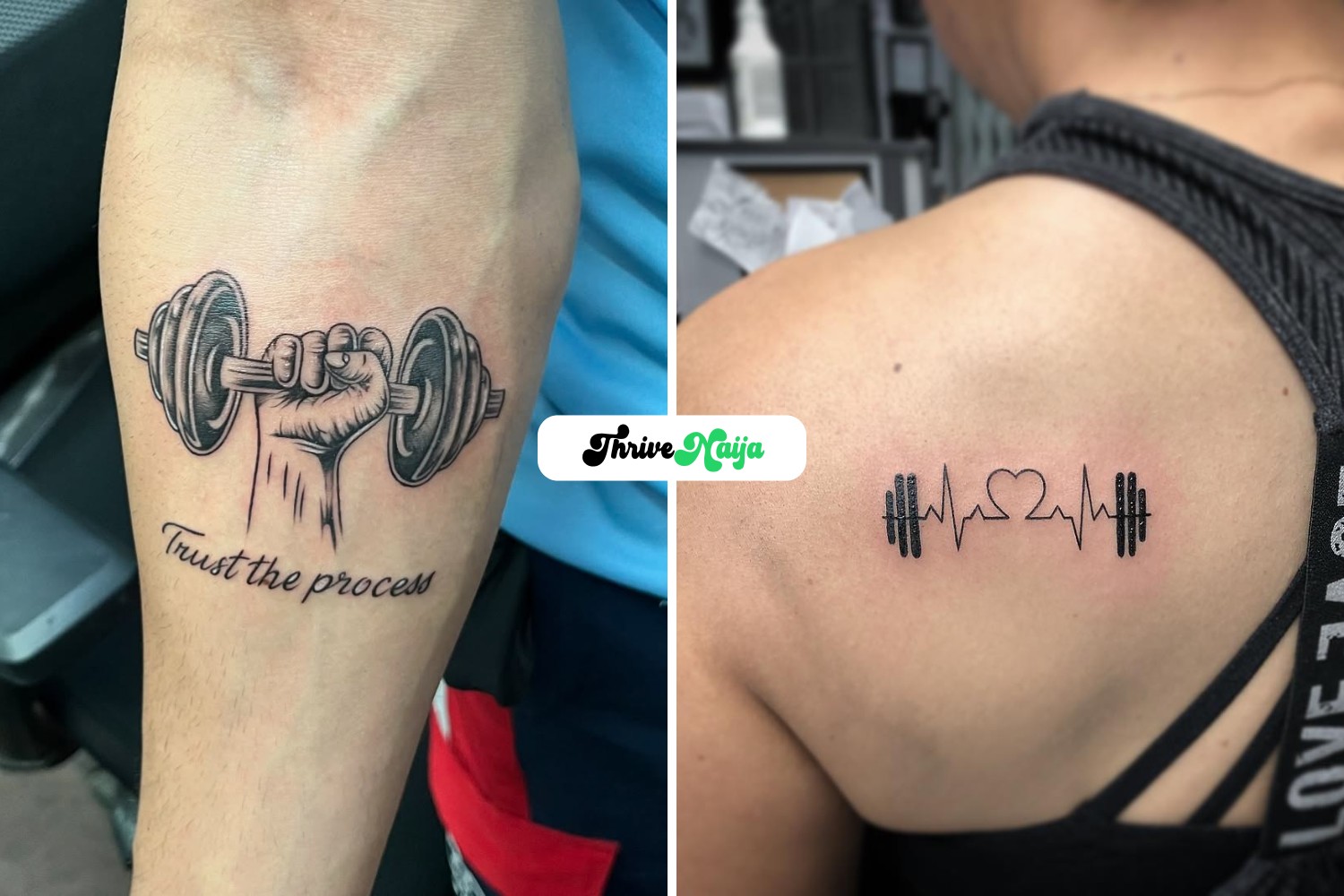 22 Motivating Gym Tattoo Ideas for Fitness Lovers | ThriveNaija