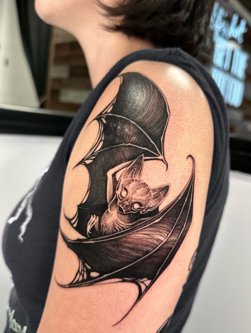 21 Bold and Mysterious Bat Tattoo Ideas | ThriveNaija