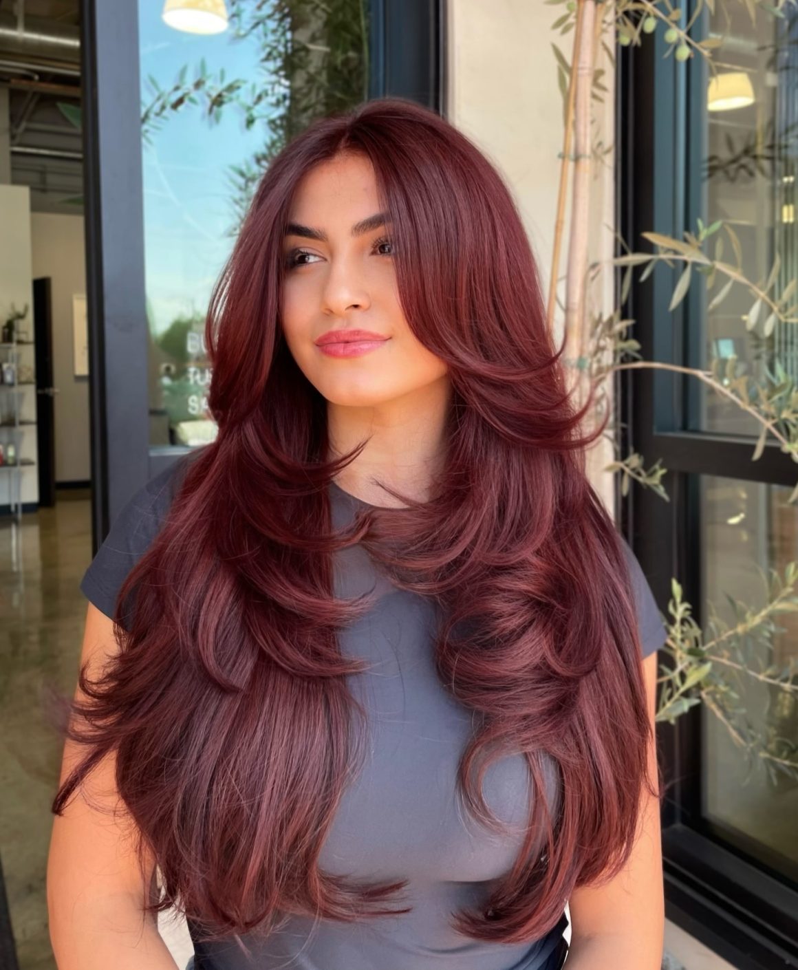 21 Trendy Cherry Cola Hair Color Ideas | ThriveNaija