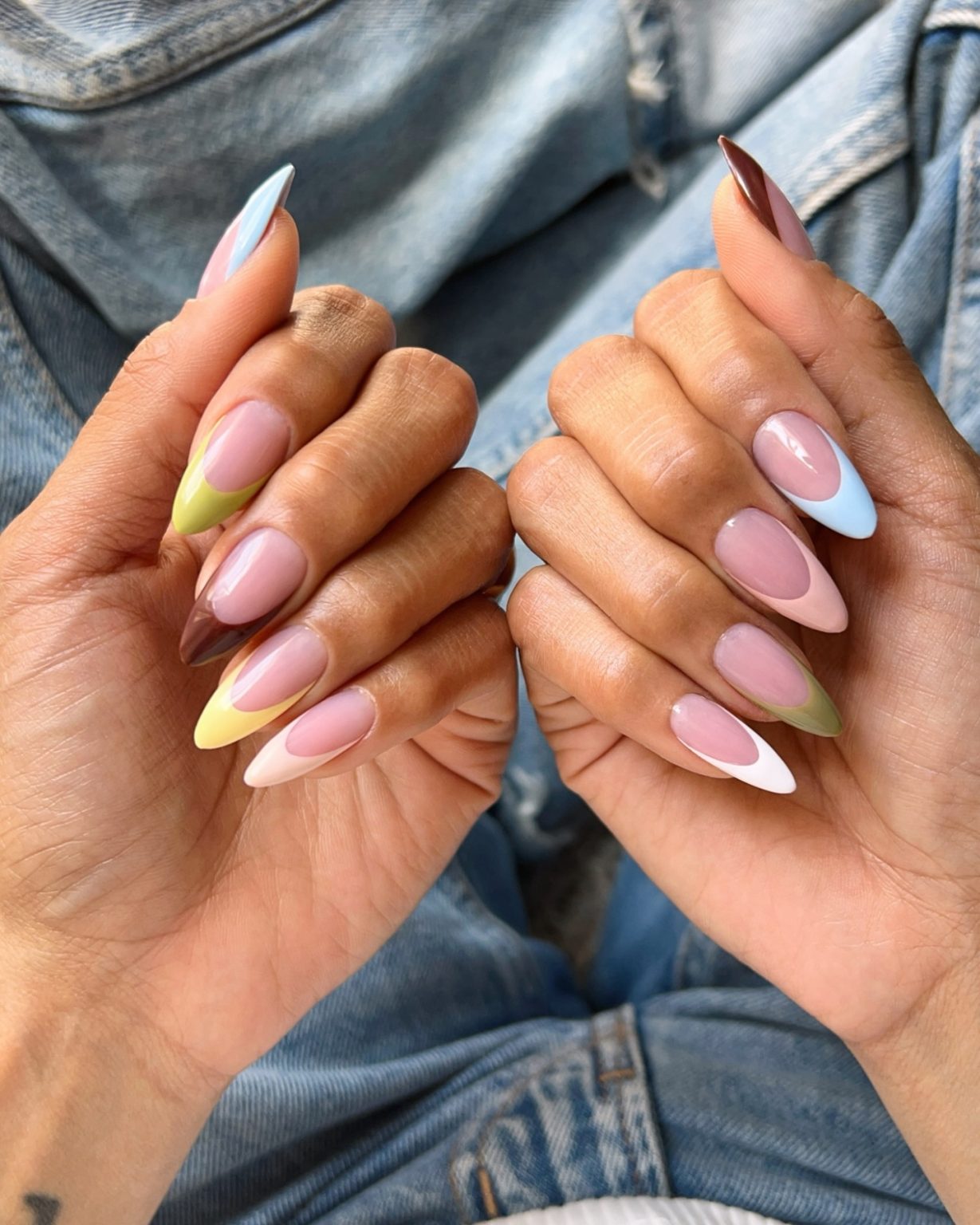 15 Gorgeous French Tip Acrylic Nails | ThriveNaija