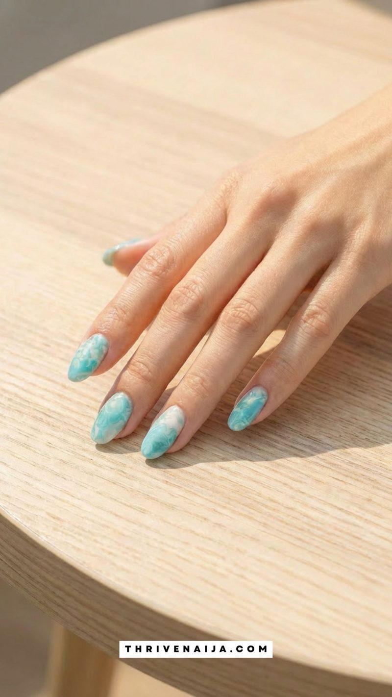 19 Fresh Green Gel Nail Designs | ThriveNaija