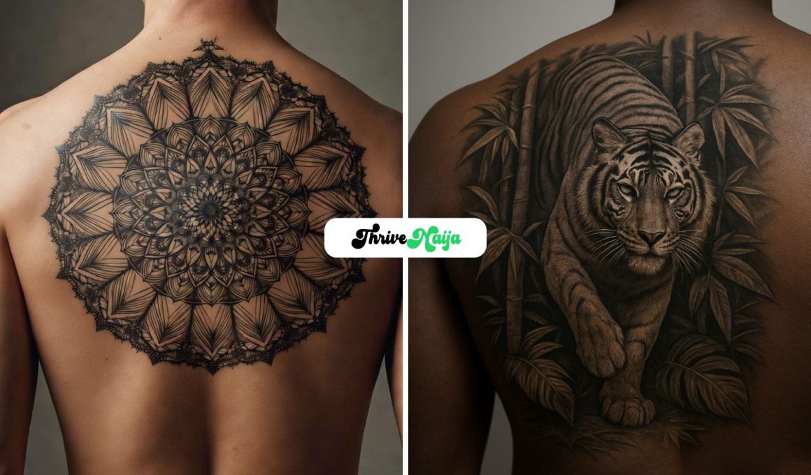 17 Back Tattoo Ideas for Men | ThriveNaija