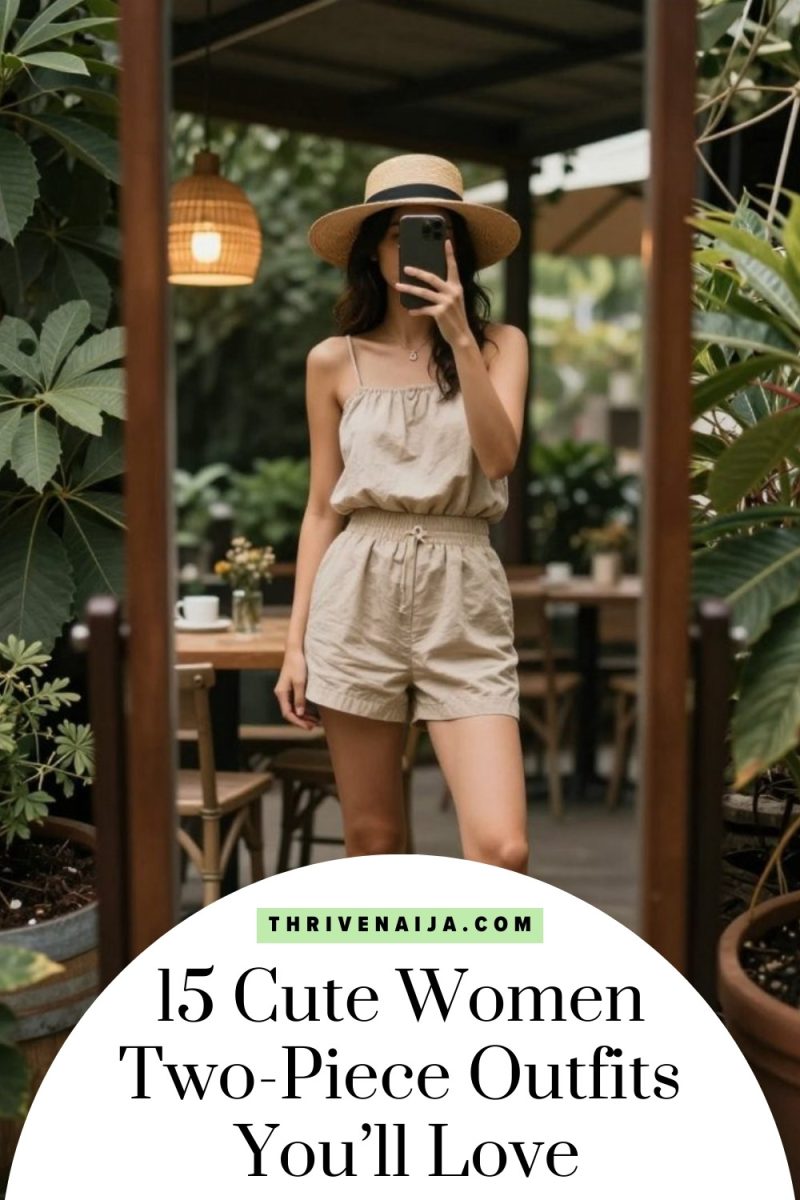 15 Cute Women Two-Piece Outfits For Spring | ThriveNaija