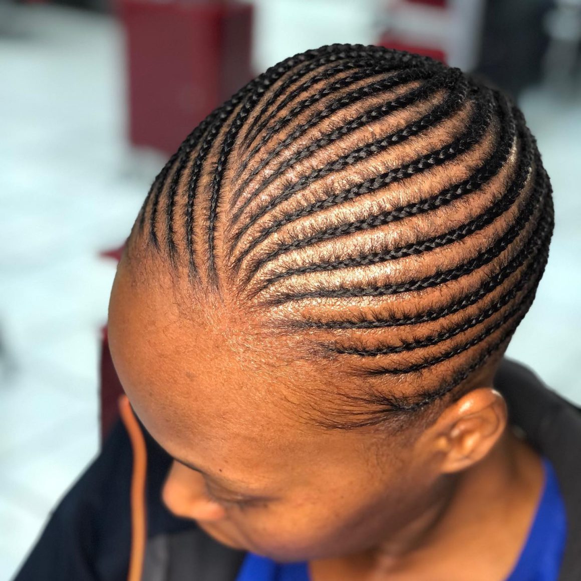 15 Beautiful Freehand Plaiting Natural Hair Ideas | ThriveNaija