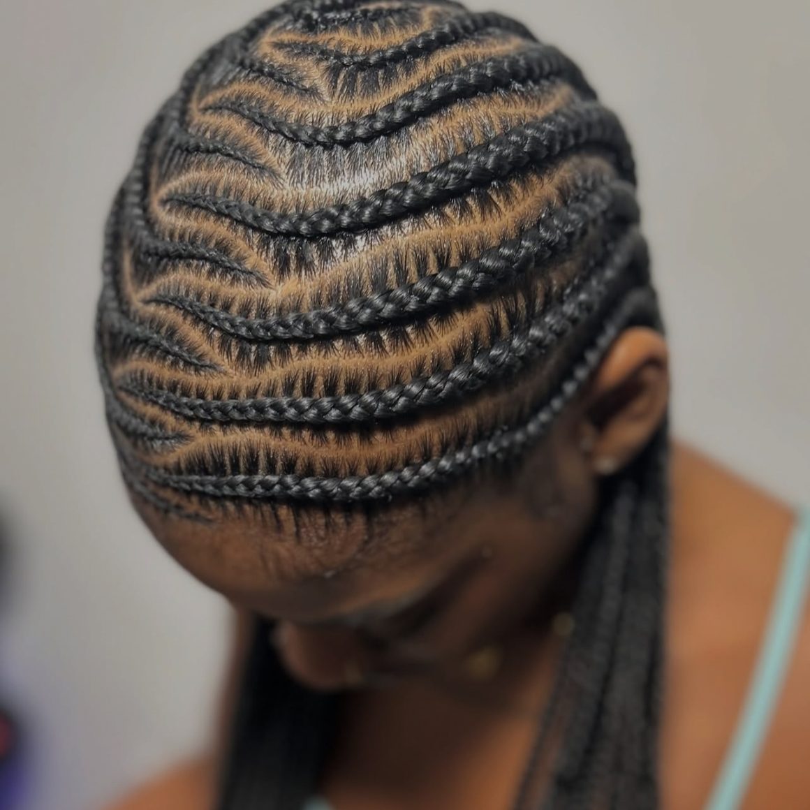 15 Beautiful Freehand Plaiting Natural Hair Ideas | ThriveNaija