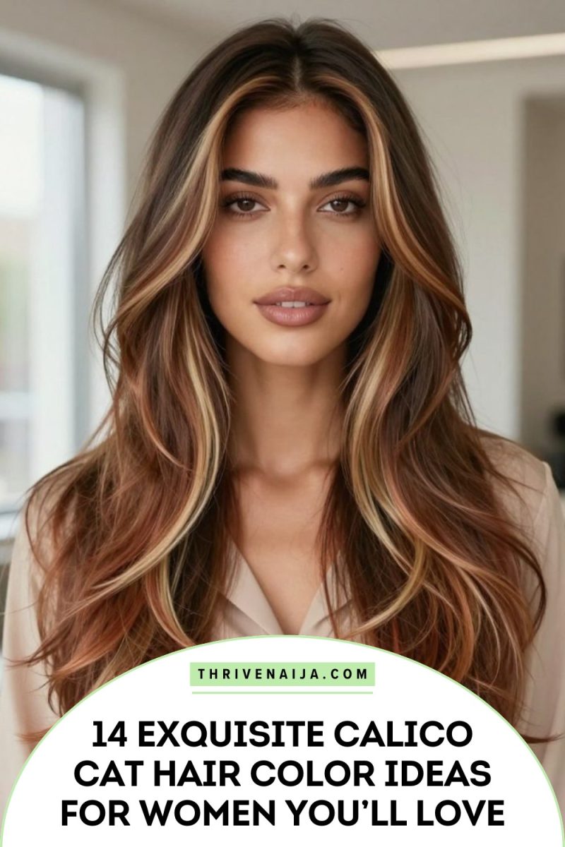 14 Exquisite Calico Cat Hair Color Ideas for Women | ThriveNaija