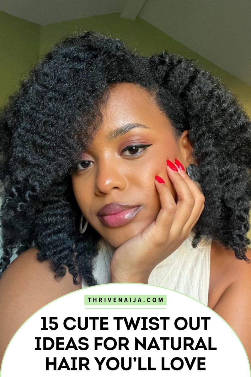 15 Cute Twist Out Ideas for Natural Hair | ThriveNaija