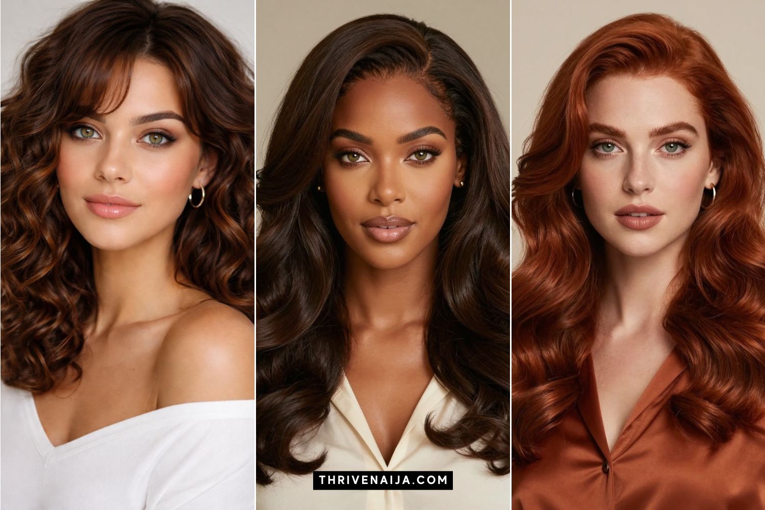 15 Beautiful Hair Color Ideas for Green Eyes | ThriveNaija